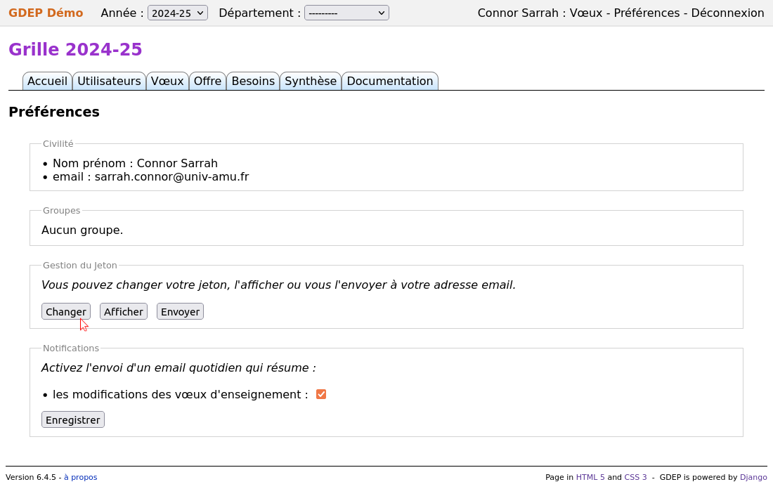 2. Connexion - Tutoriel de GDEP
